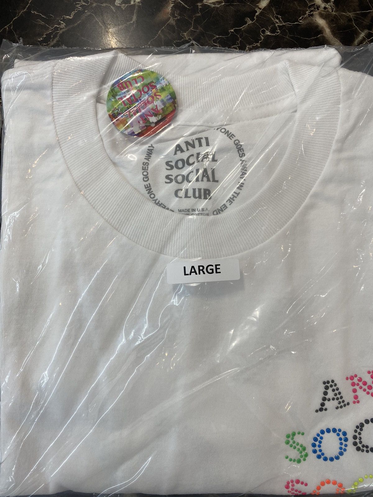 Anti Social Social Club Anti Social Social Club ASSC Stud Belt White ...
