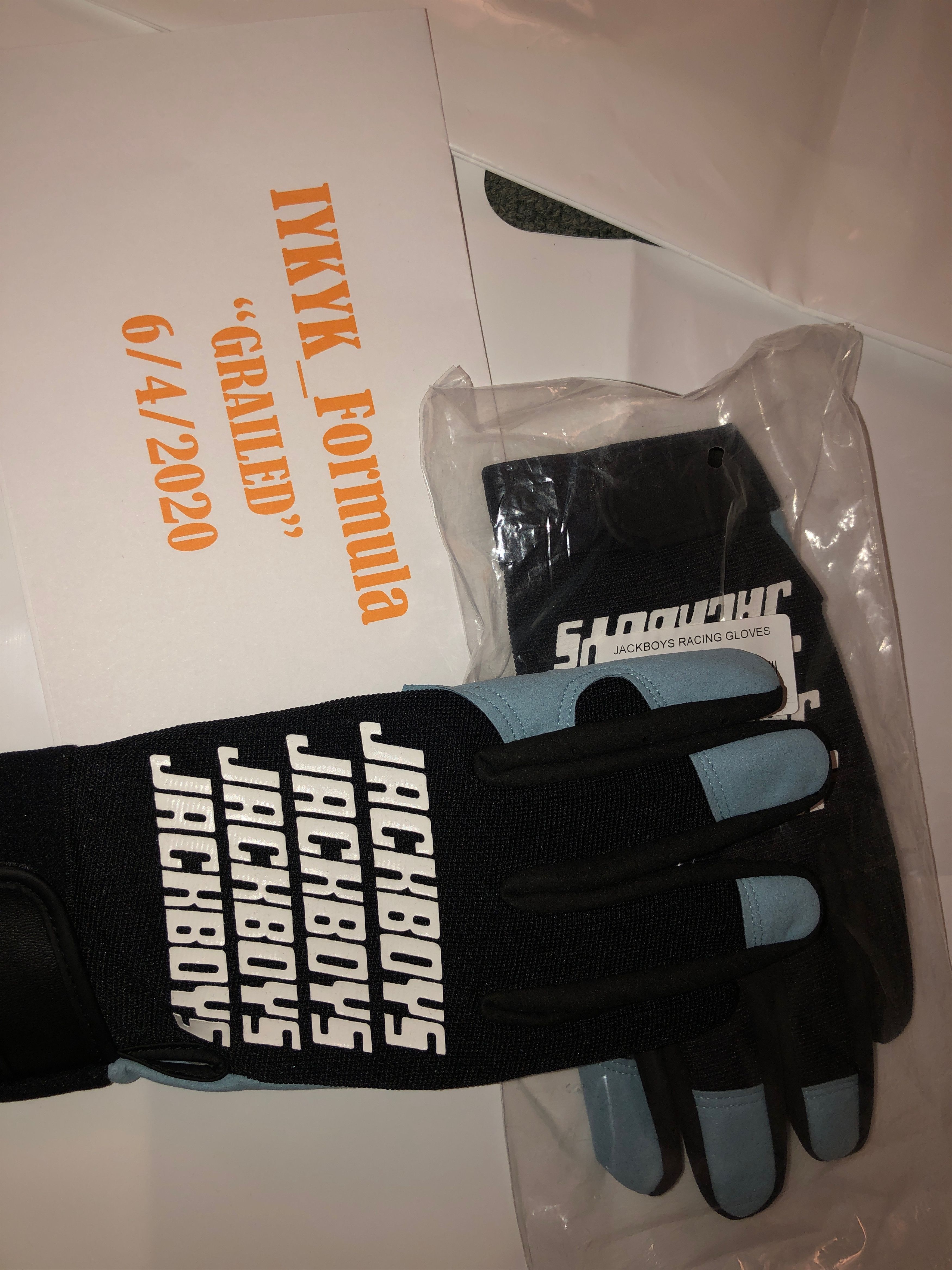 Travis Scott Jack Boys Racing Gloves | Grailed