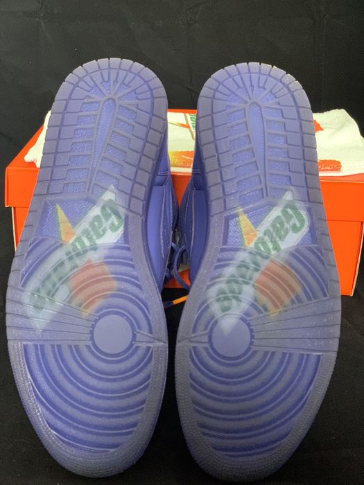 Nike Air Jordan 1 Retro High Rush Violet Gatorade SOLD | Grailed