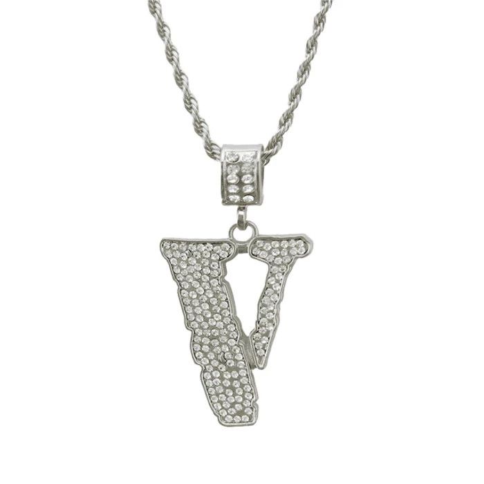 Vlone Silver Vlone Chain | Grailed