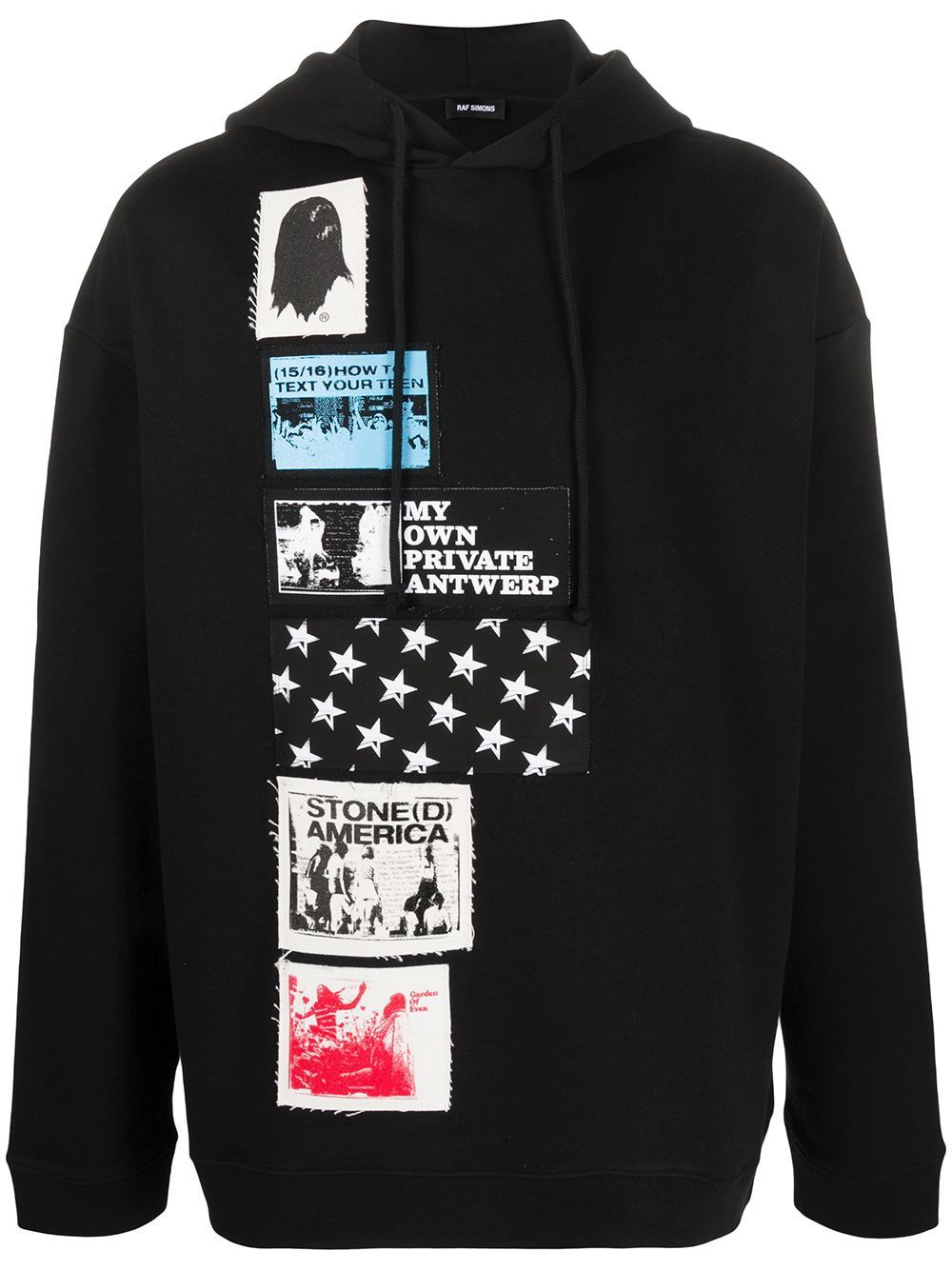 Raf Simons Raf Simons Patch Hoodie | Grailed