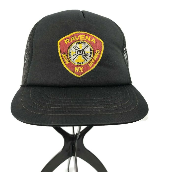 Vintage Vintage 80s Ravena NY Fire Dept Hose Company Trucker Hat | Grailed
