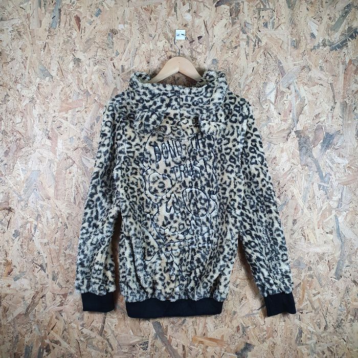 Vintage C0104 Leopard Print Fleece Jacket | Grailed