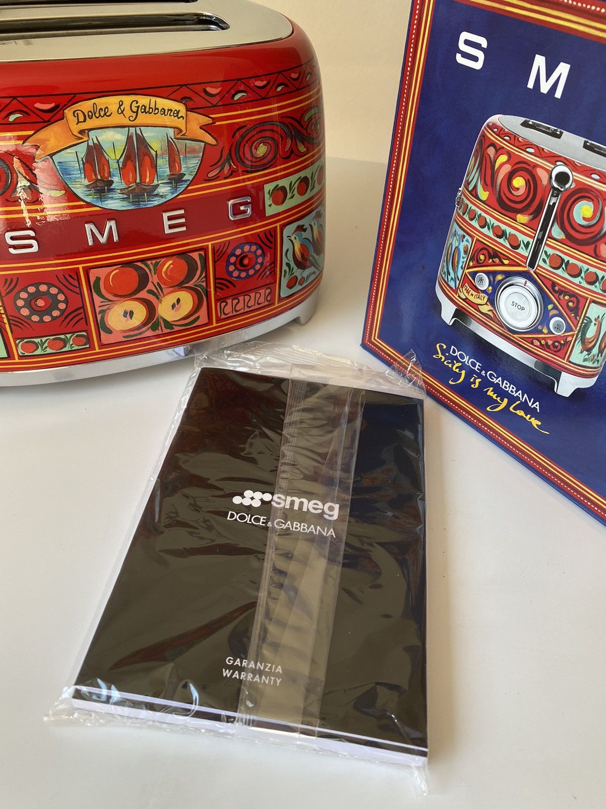 Dolce & Gabbana SMEG x Dolce & Gabbana Two Slice Toaster box | Grailed