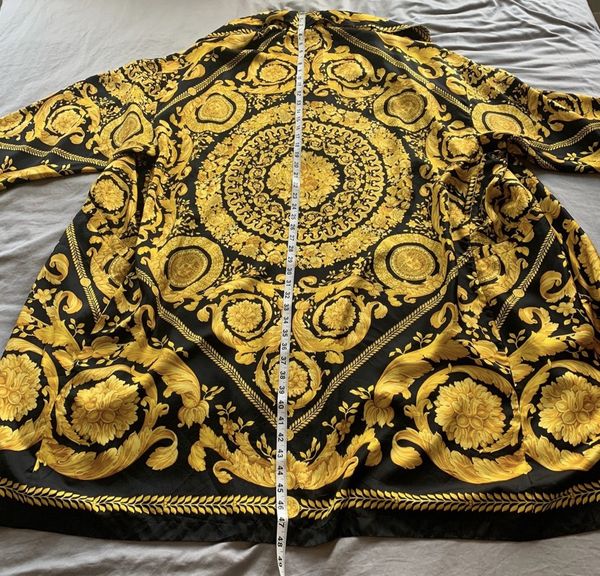 Versace Inquire before purchase Vintage gold and black Versace robe ...