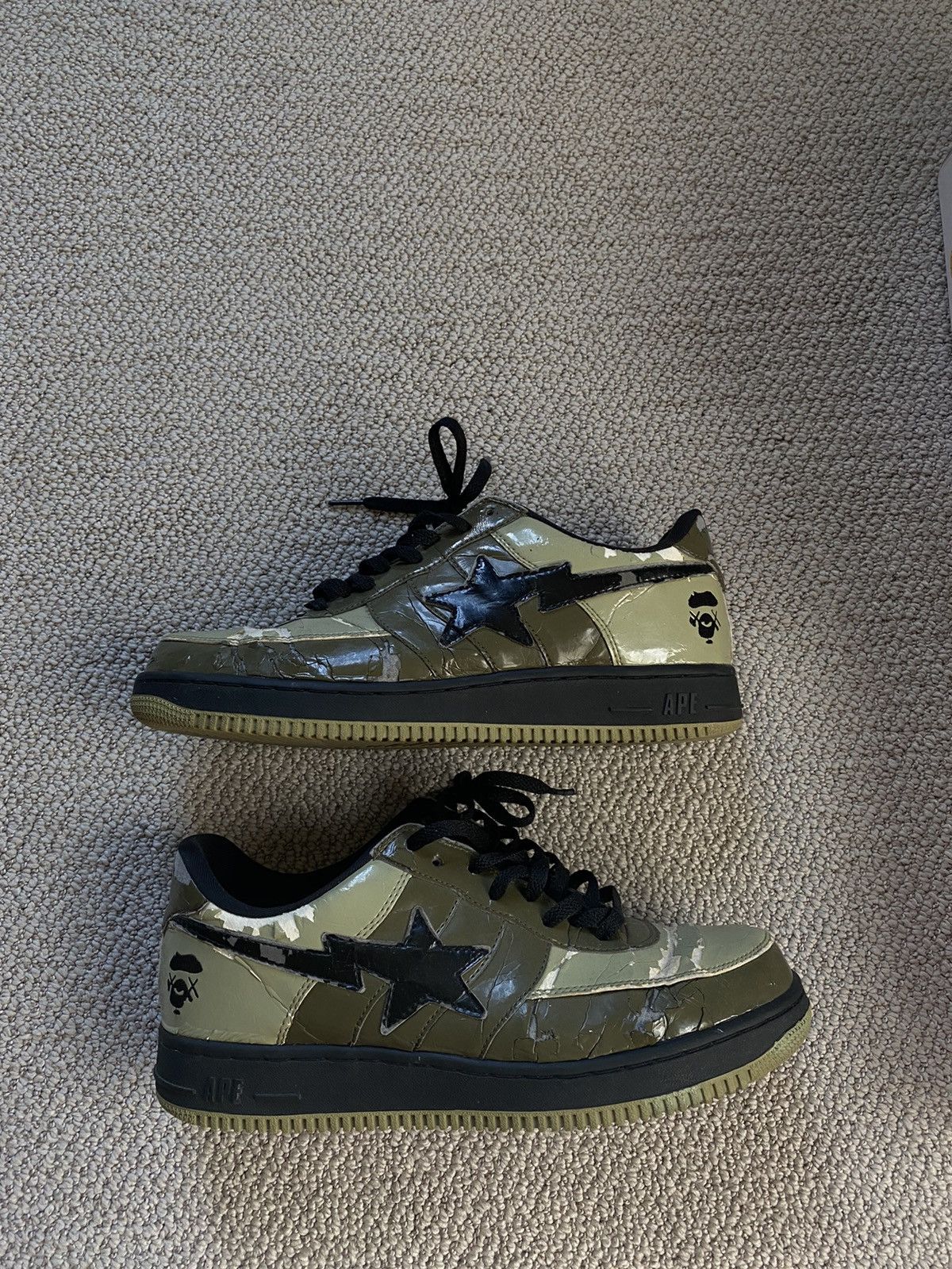 Bape × Kaws Vintge Rare Kaws x Bapestas | Grailed