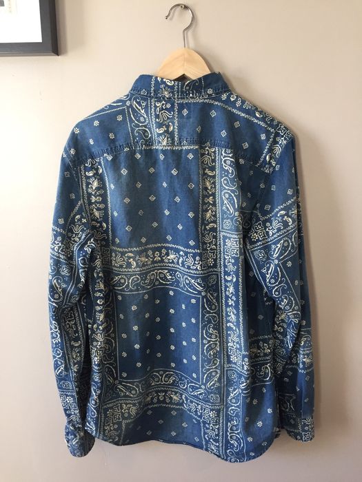 RRL Ralph Lauren BANDANA SHIRT | Grailed