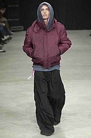 Raf Simons AW04 WAVES RARE ARCHIVE SALE WIDE ZIPPED RUNWAY TROUSERS ...