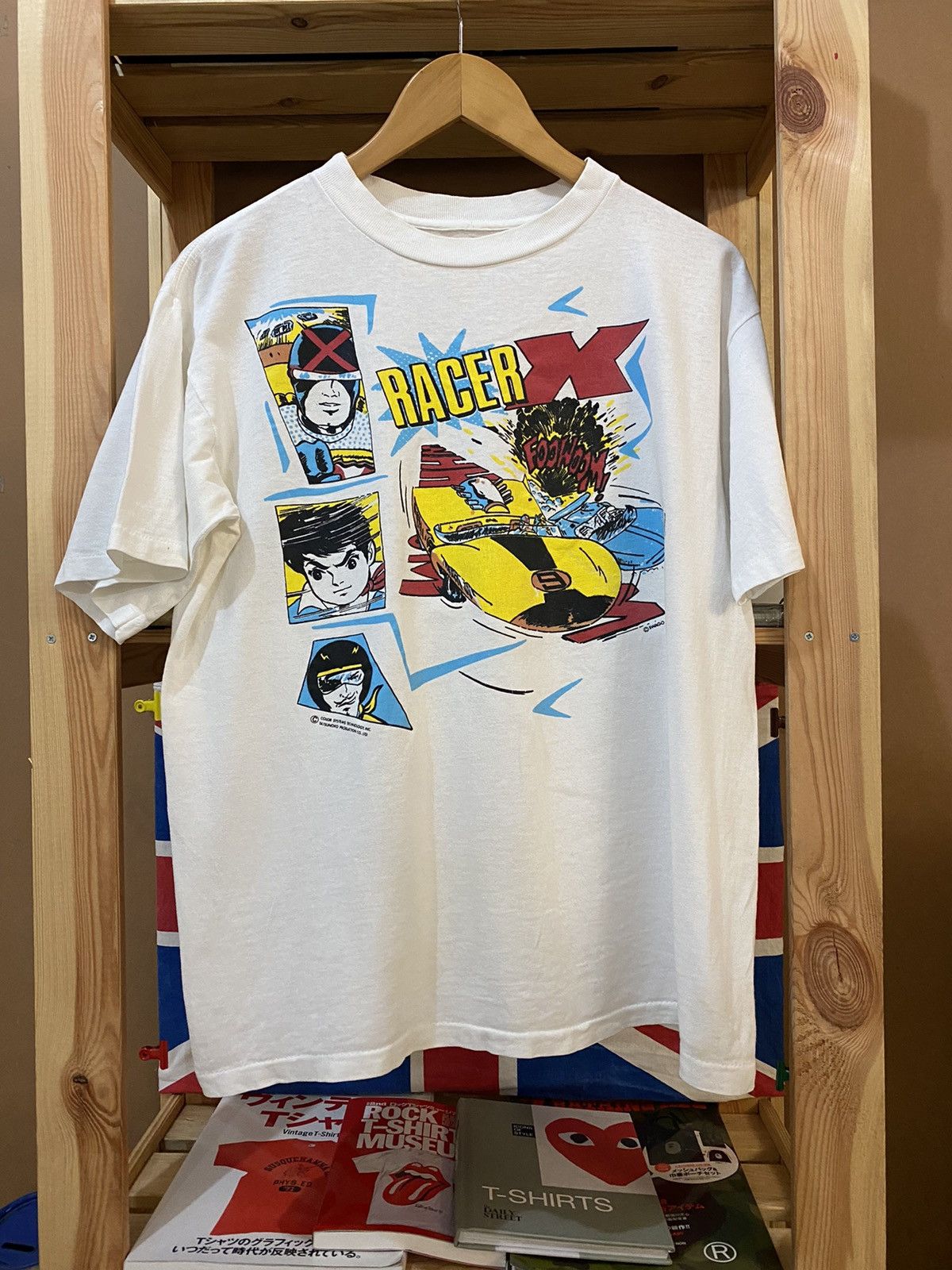 Vintage Vintage racer X character in speed racer anime white t shirt ...
