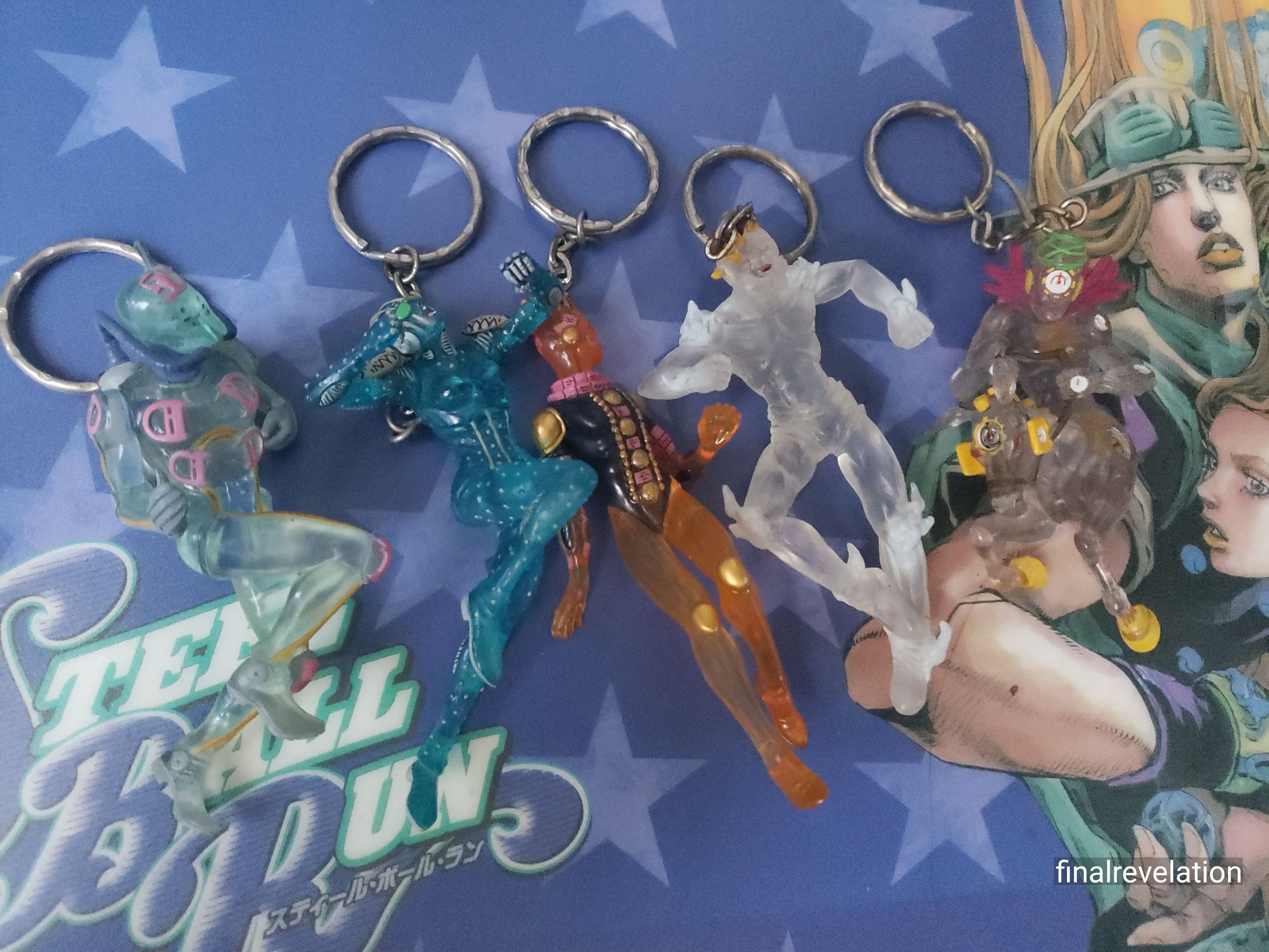 Vintage Jojo's bizarre adventure Jjba keychain part 6 anime japan | Grailed