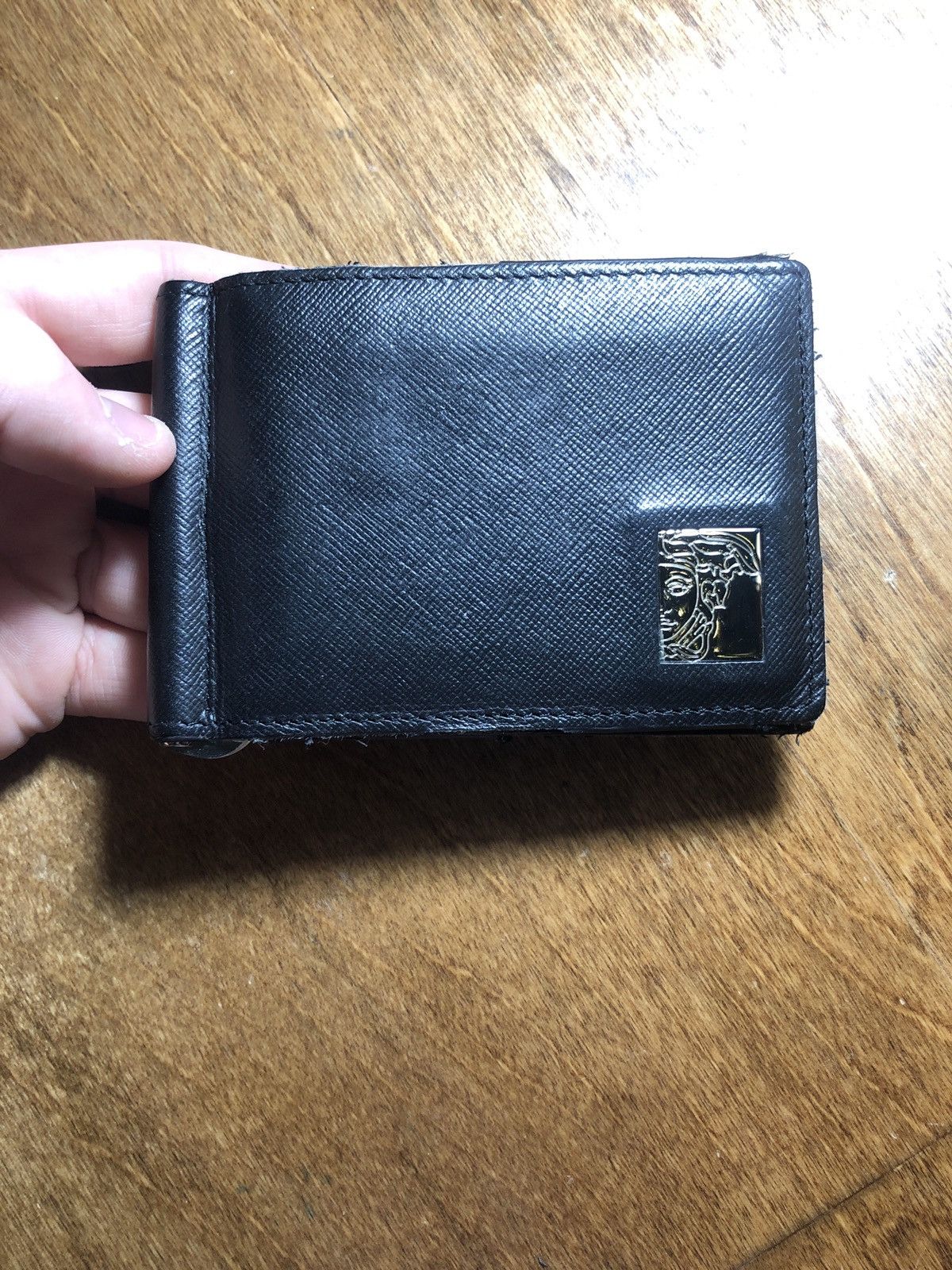 Versace Versace bi fold wallet with money clip | Grailed