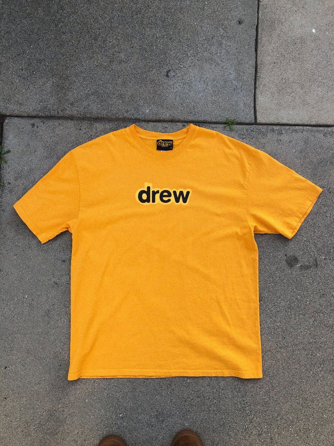 Drew House Drew House Golden Yellow Secret Logo Tee | Grailed