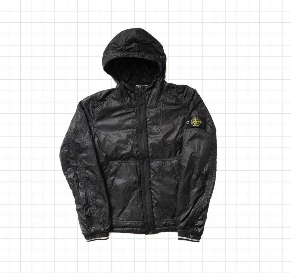 Stone Island Stone Island Nylon Micro Ripstop Primaloft Jacket Black ...