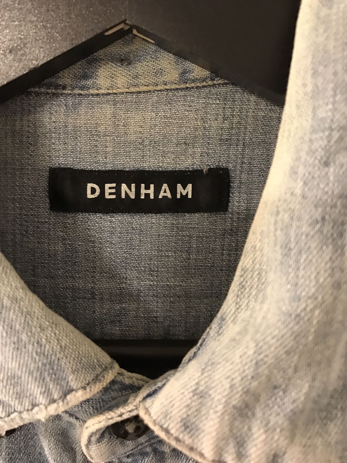 Denham Light Blue Denim Shirt | Grailed