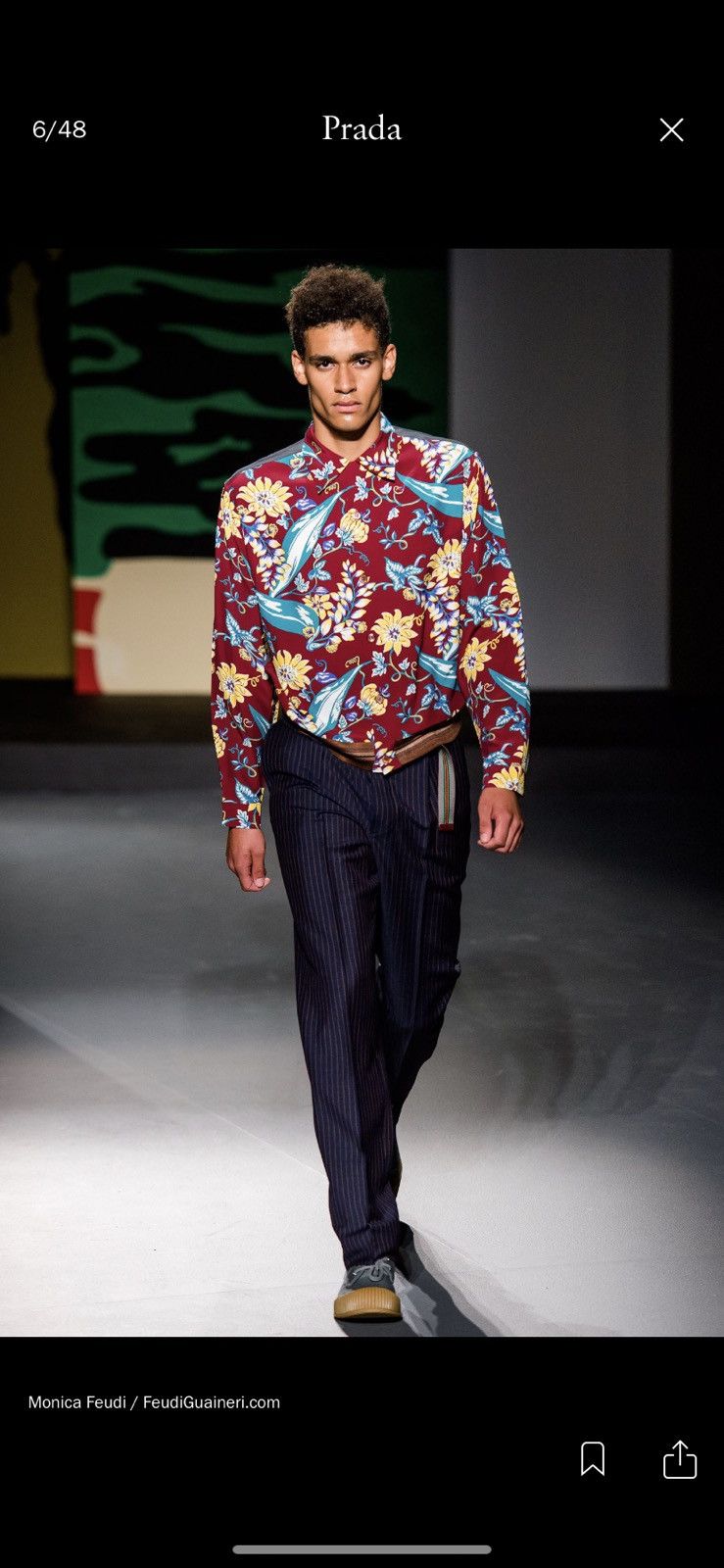 Prada Spring Summer 2014 Floral Silk Shirt | Grailed