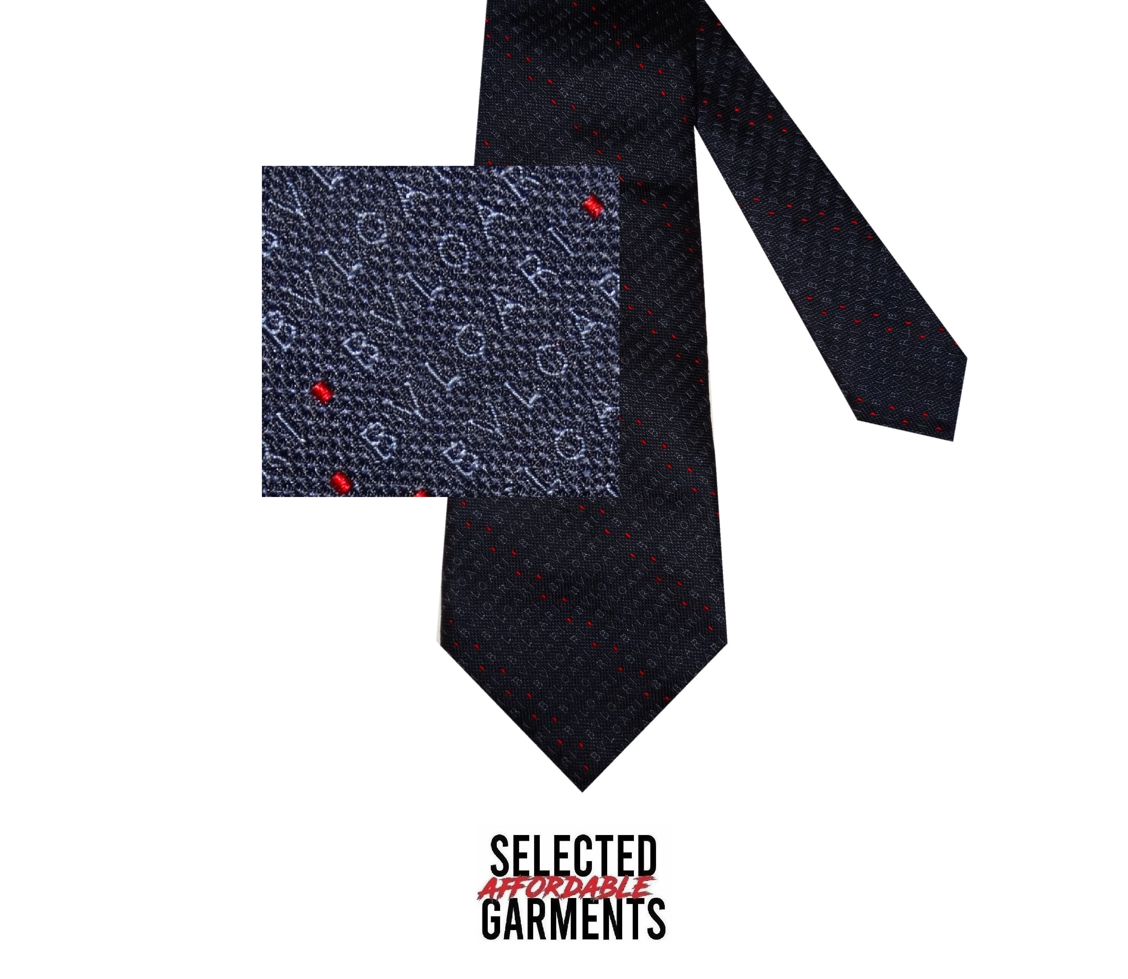 Bvlgari Bvlgari Bulgari tie monogram logo signature Made in Italy | Grailed