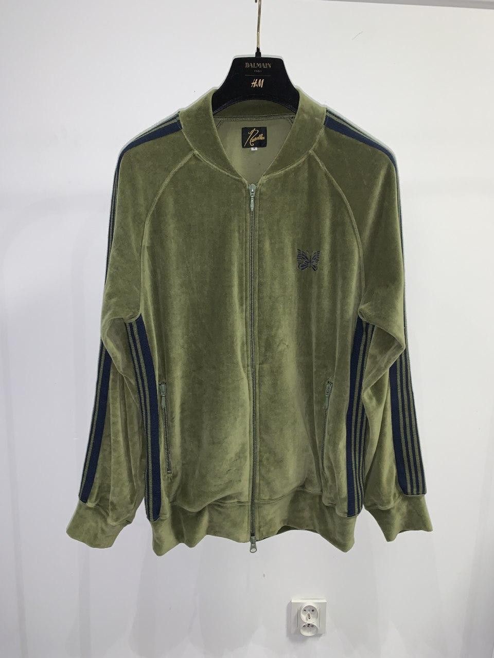 Needles Needles Butterfly Logo Velour Swamp Track Jacket | Grailed