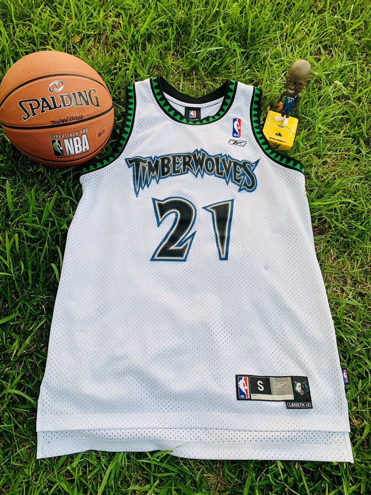 NBA × Reebok × Vintage Throwback Reebok Kevin Garnett Timberwolves ...