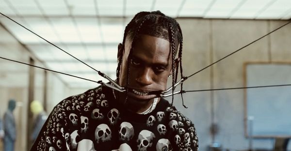 Travis Scott Vintage travis scott skull tee | Grailed