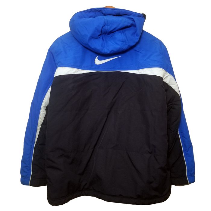 Nike Reversable Nike Blue, Black, and White Jacket | Grailed