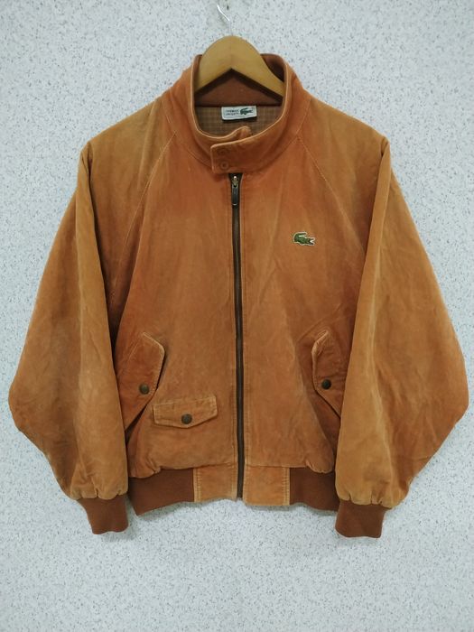 Vintage Vintage Lacoste Corduroy Harrington Jacket Made in Japan | Grailed