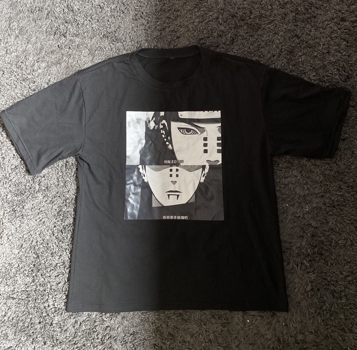 Custom Naruto Shippuden Pain Akatsuki Shirt | Grailed