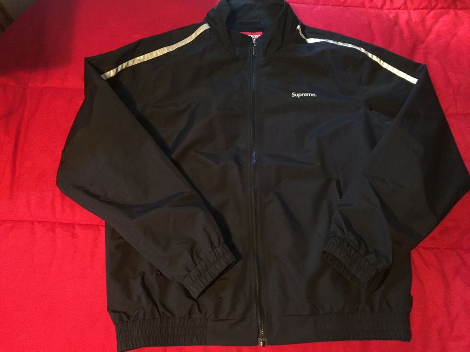 Supreme 3m Reflective Stripe Track Jacket | Grailed
