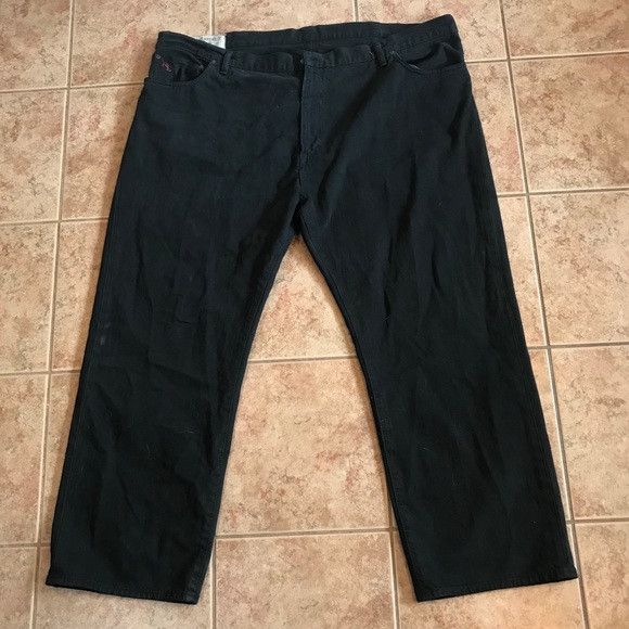 Polo Ralph Lauren Polo R Lauren 48B/30 black jean men denim RN 41381 ...