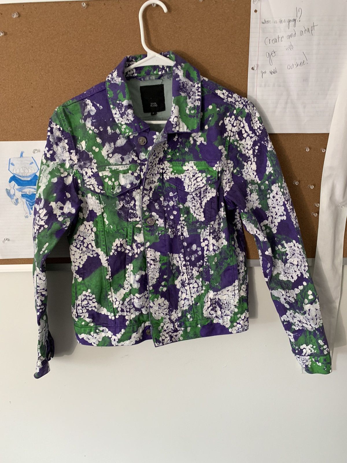 Custom custom lsd trucker jacket inspired by asap rocky | Grailed