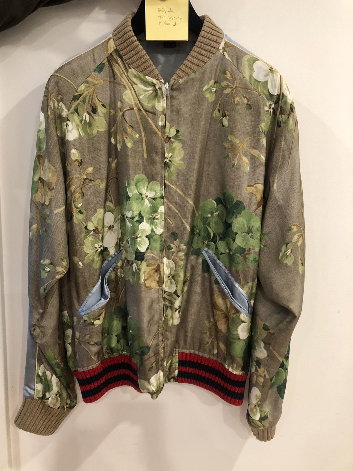 Gucci Silk Gucci Flower jacket 54 | Grailed