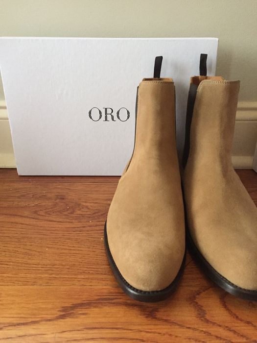 Oro Los Angeles THE TAUPE CHELSEA BOOTS | Grailed
