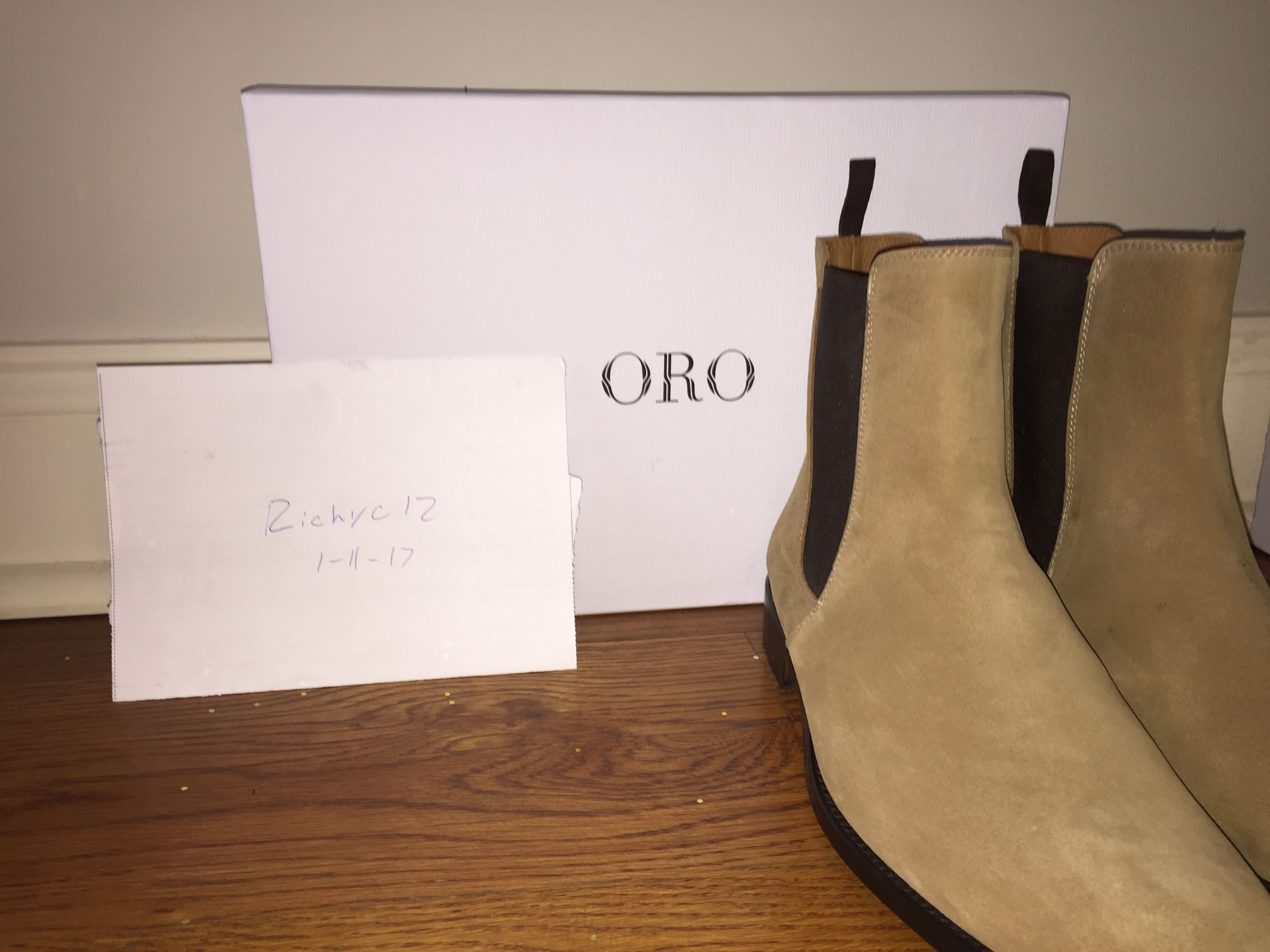 Oro Los Angeles THE TAUPE CHELSEA BOOTS | Grailed