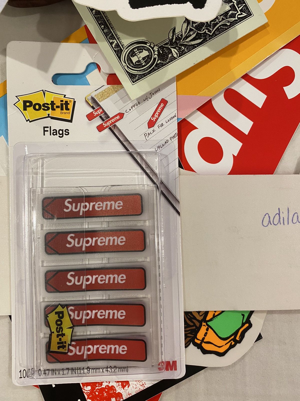 Supreme Post it Flags | Grailed