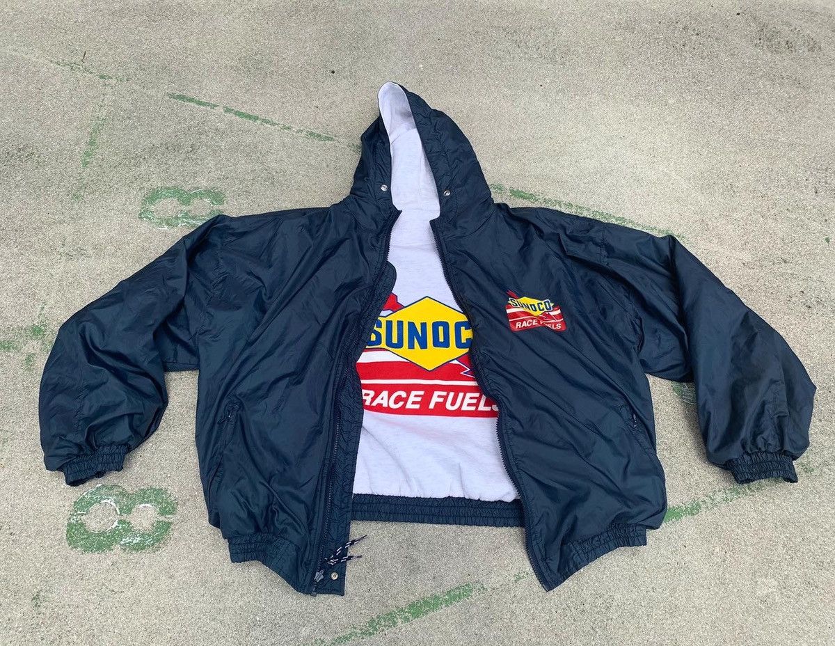 Vintage Late 80s Vintage Sunoco Reversible Jacket | Grailed