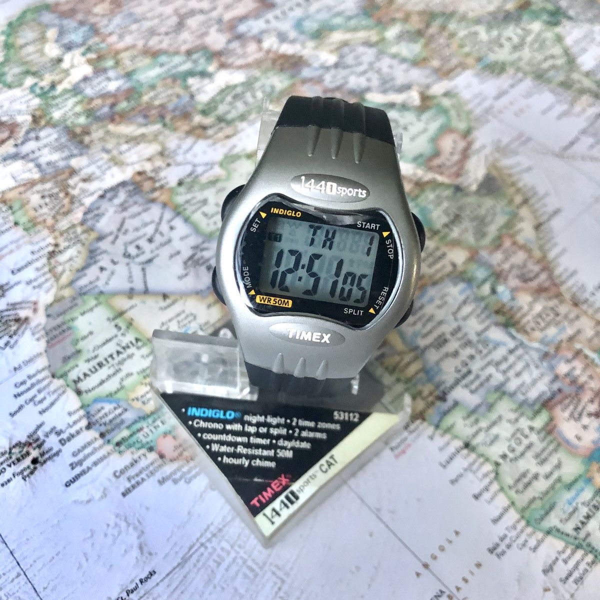 Timex Timex 1440 Sports Indiglo WR 50M Quartz Digital Men's Watch | Grailed