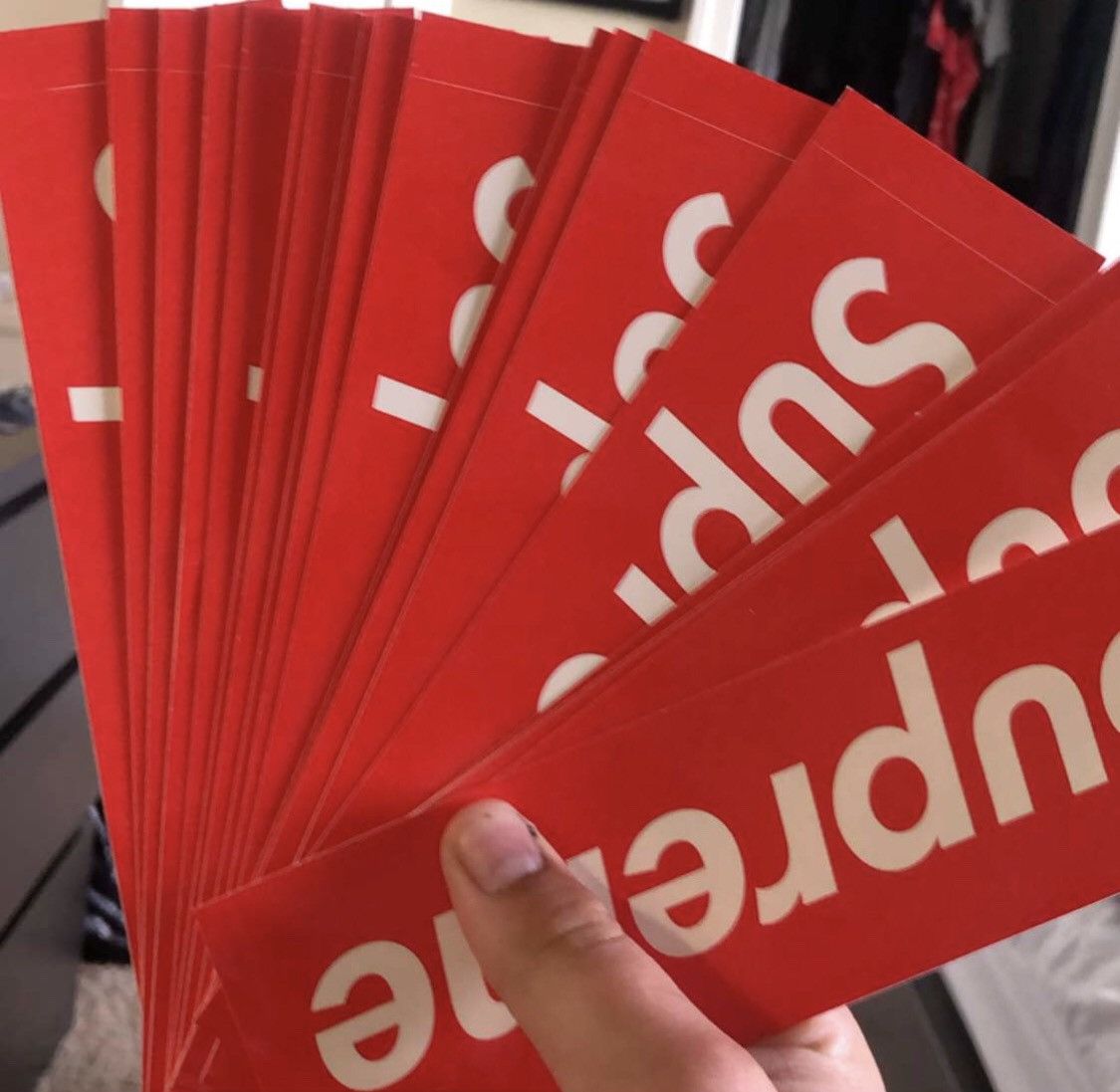 Supreme Supreme Red Box Logo Sticker | Grailed