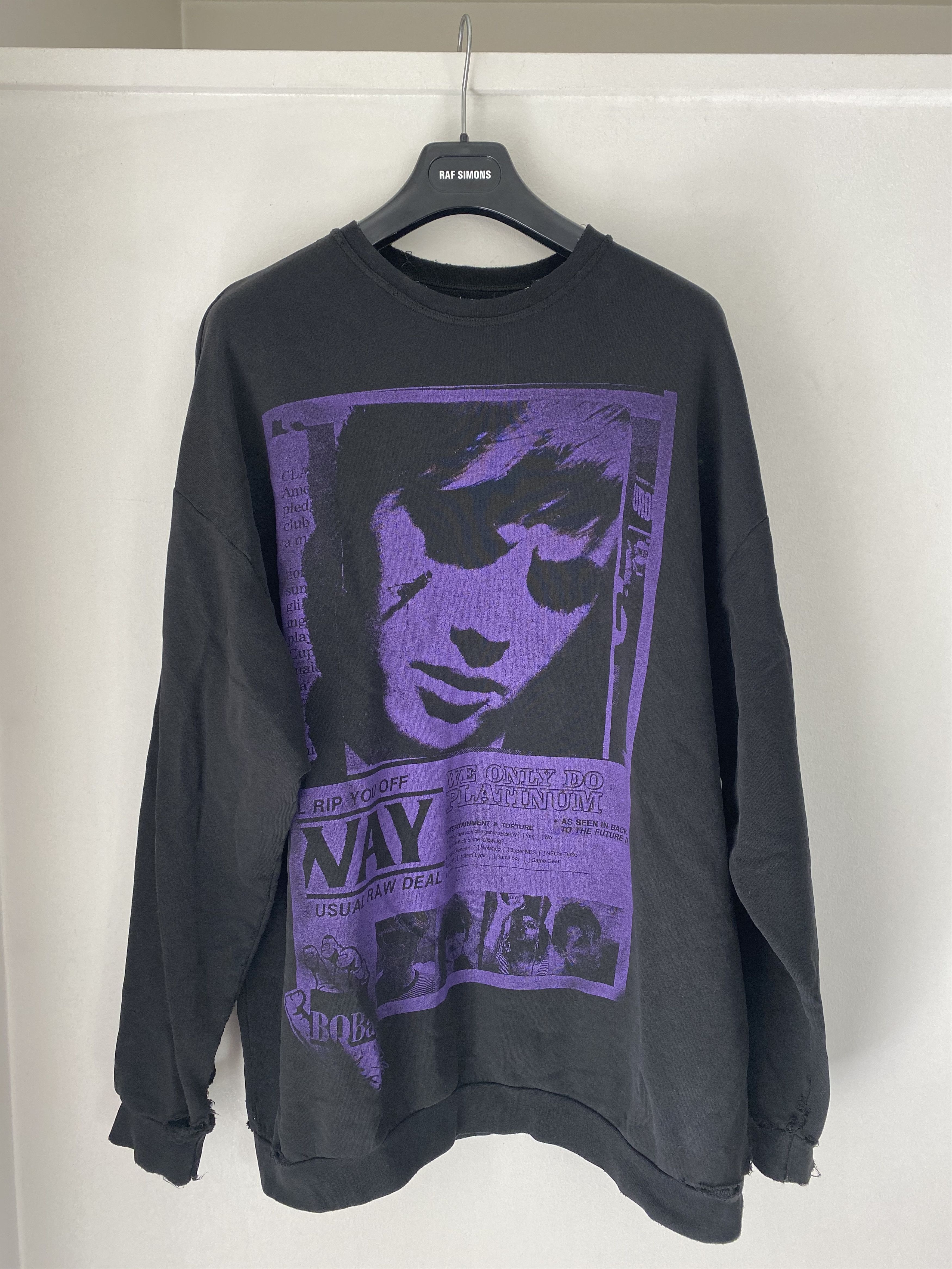 Raf Simons Raf Simons SS03 “Consumed”Richie Manic Sweatshirt | Grailed