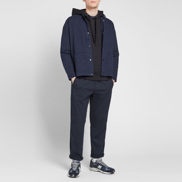 Folk Folk chore coat jacket navy indigo | Grailed