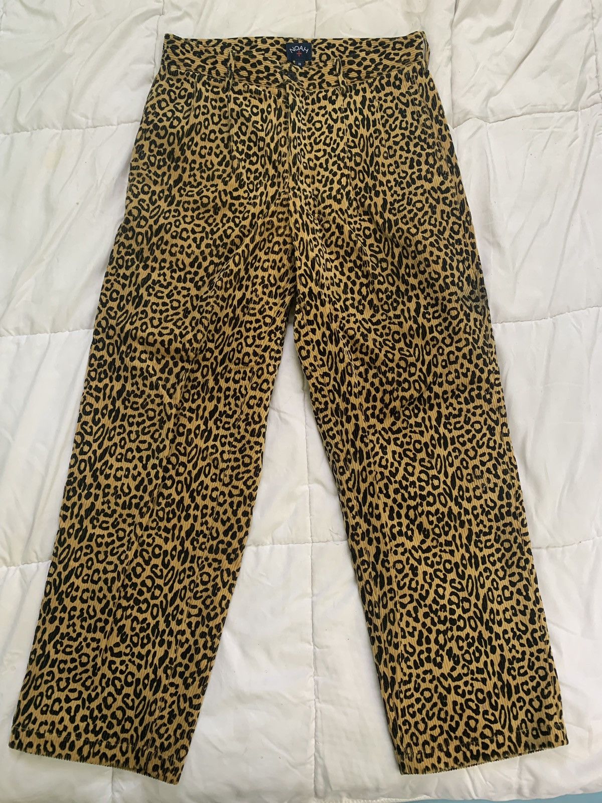 Noah noah leopard print corduroy pants | Grailed