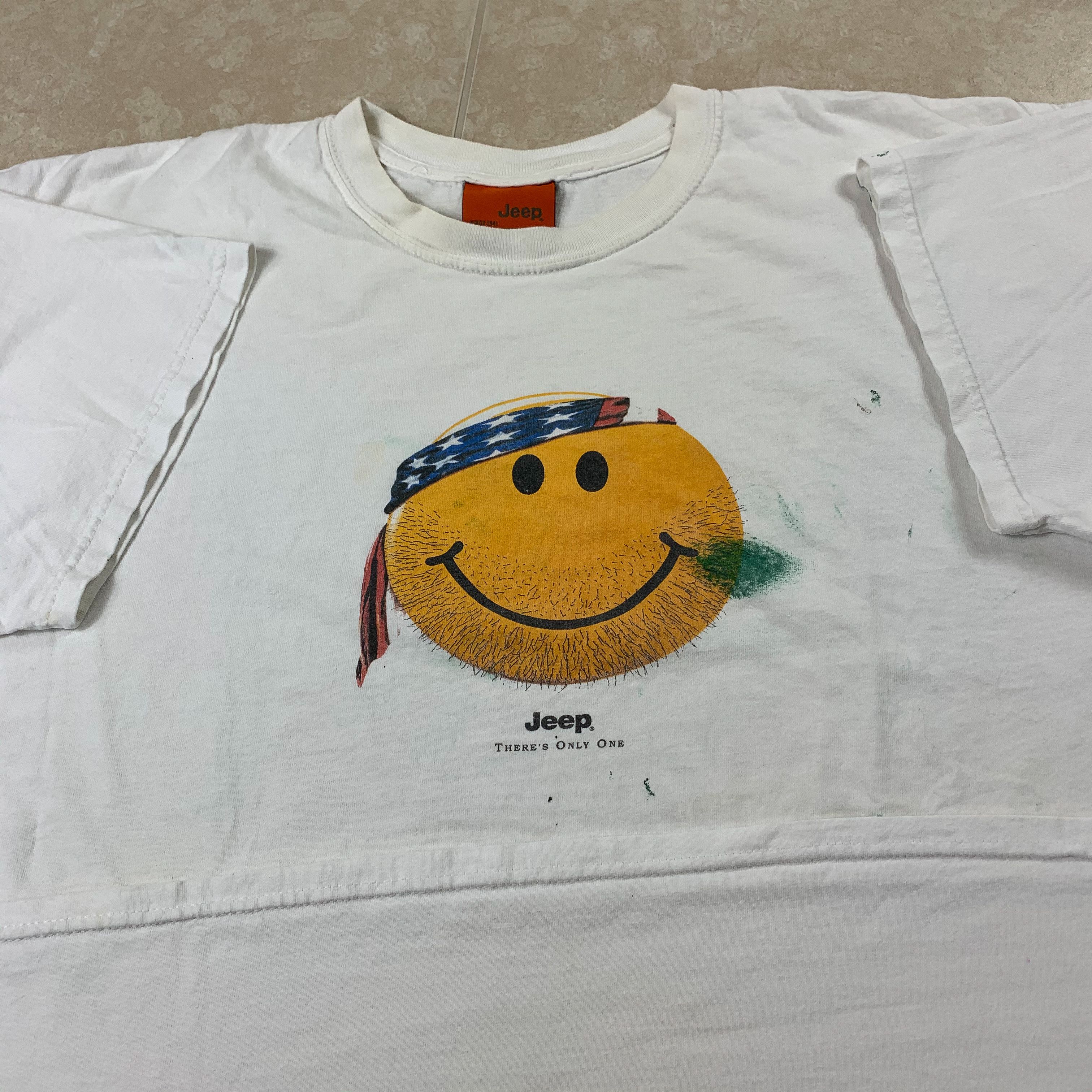 Jeep × Vintage Vintage Jeep There's Only One Smiley Face T-Shirt | Grailed