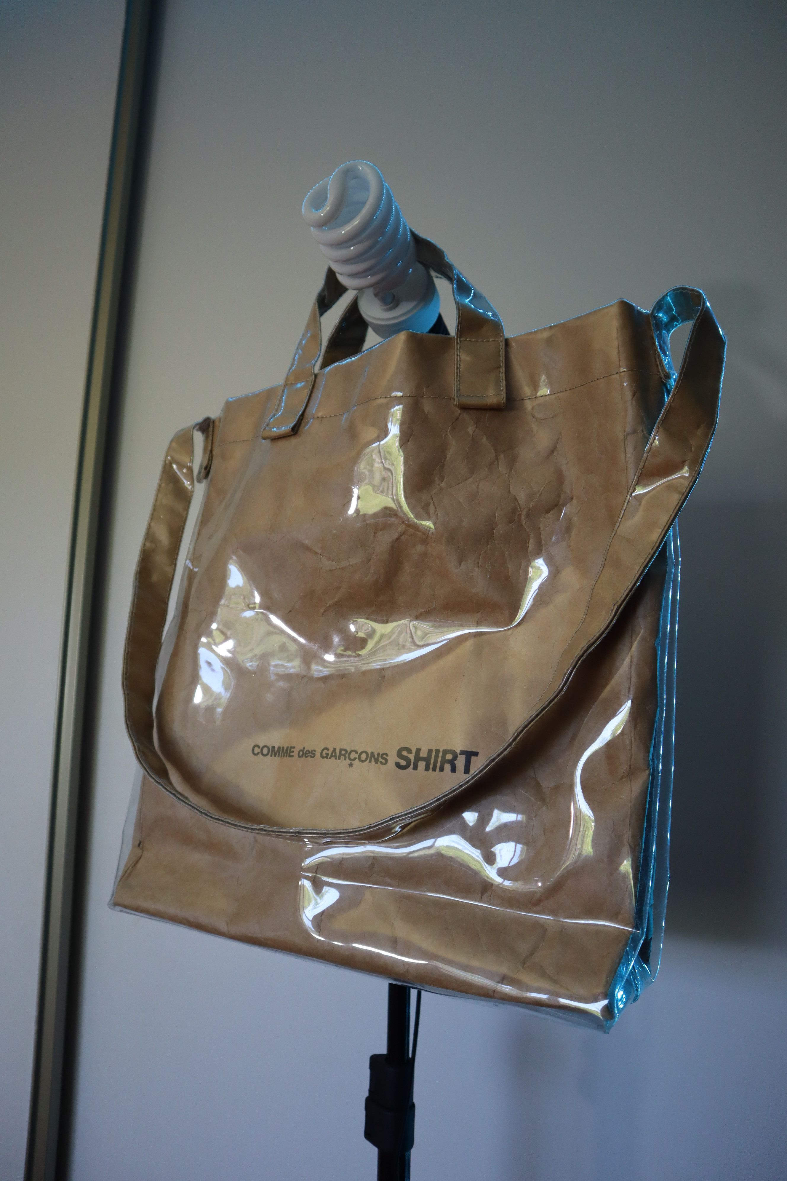 Comme des Garcons Brand New CDG PVC Paper Bag | Grailed