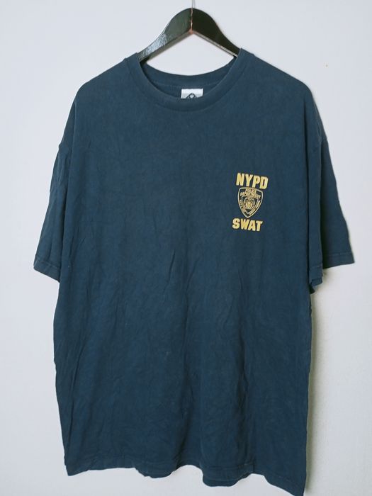 Vintage Vintage NYPD SWAT T-shirt Xl Size Spellout Big Logo | Grailed