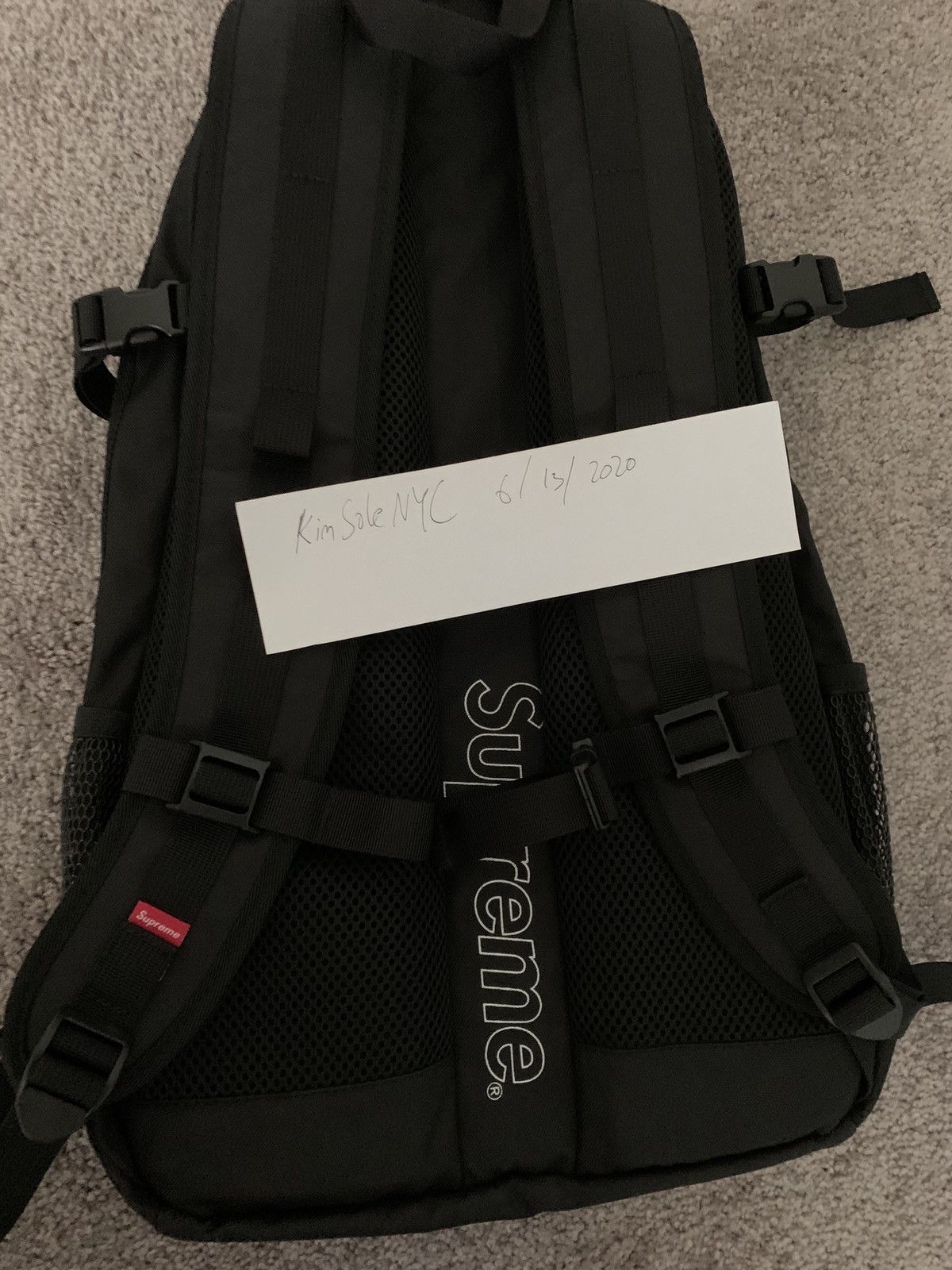 Supreme Ss20 mesh backpack black NEW | Grailed
