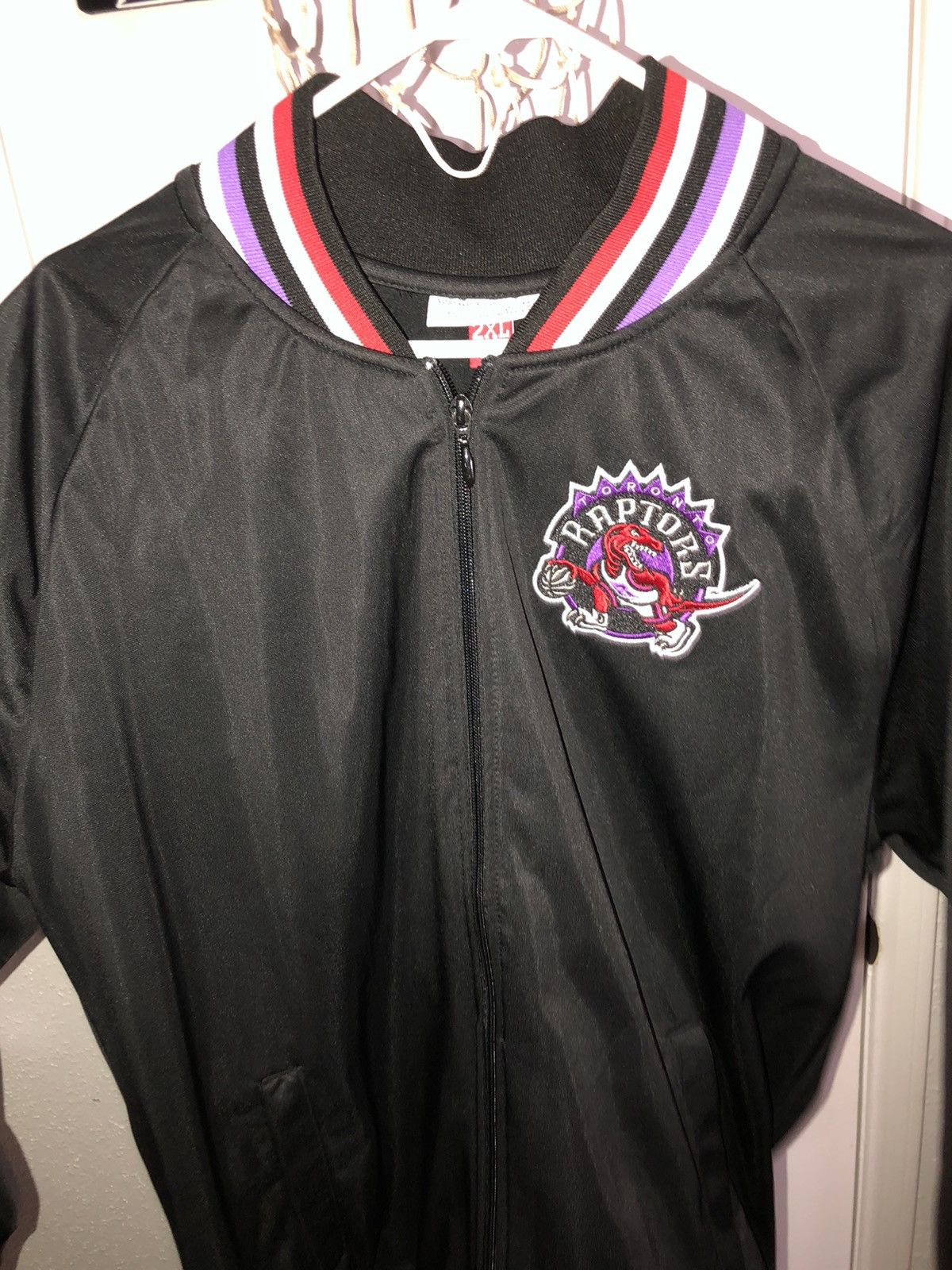 Mitchell & Ness Mitchell and Ness vintage raptors jacket | Grailed