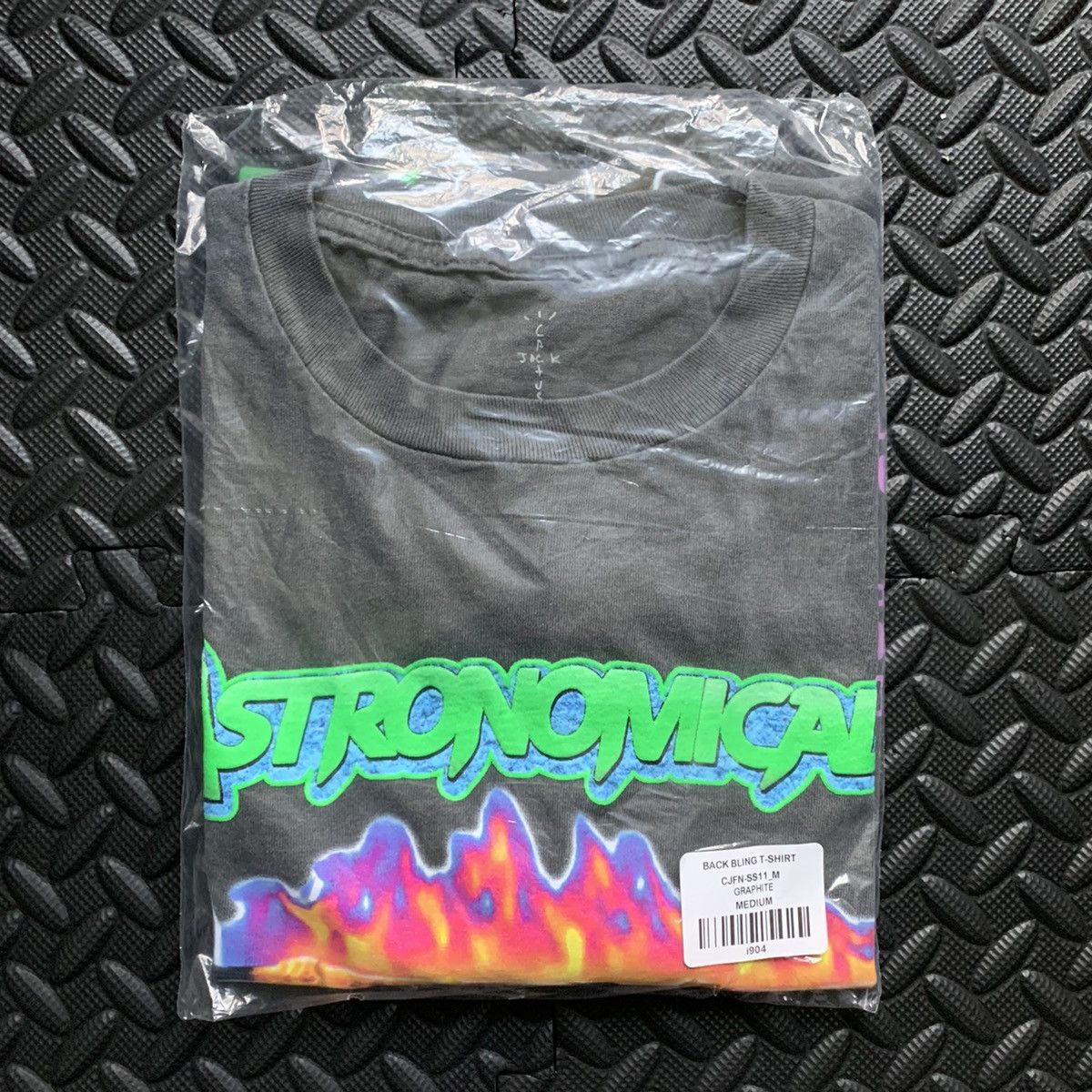 Travis Scott TRAVIS SCOTT ASTRONOMICAL FORTNITE BACK BLING TEE | Grailed