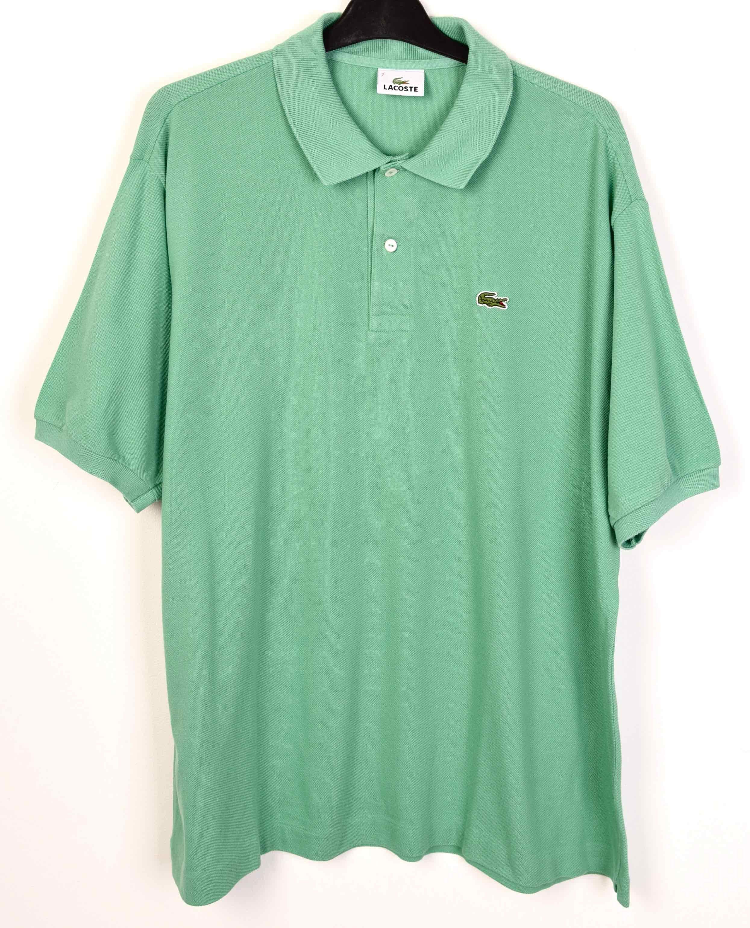 Cotton × Lacoste LACOSTE Size 7 Polo Shirt Short Sleeve 100% Cotton ...