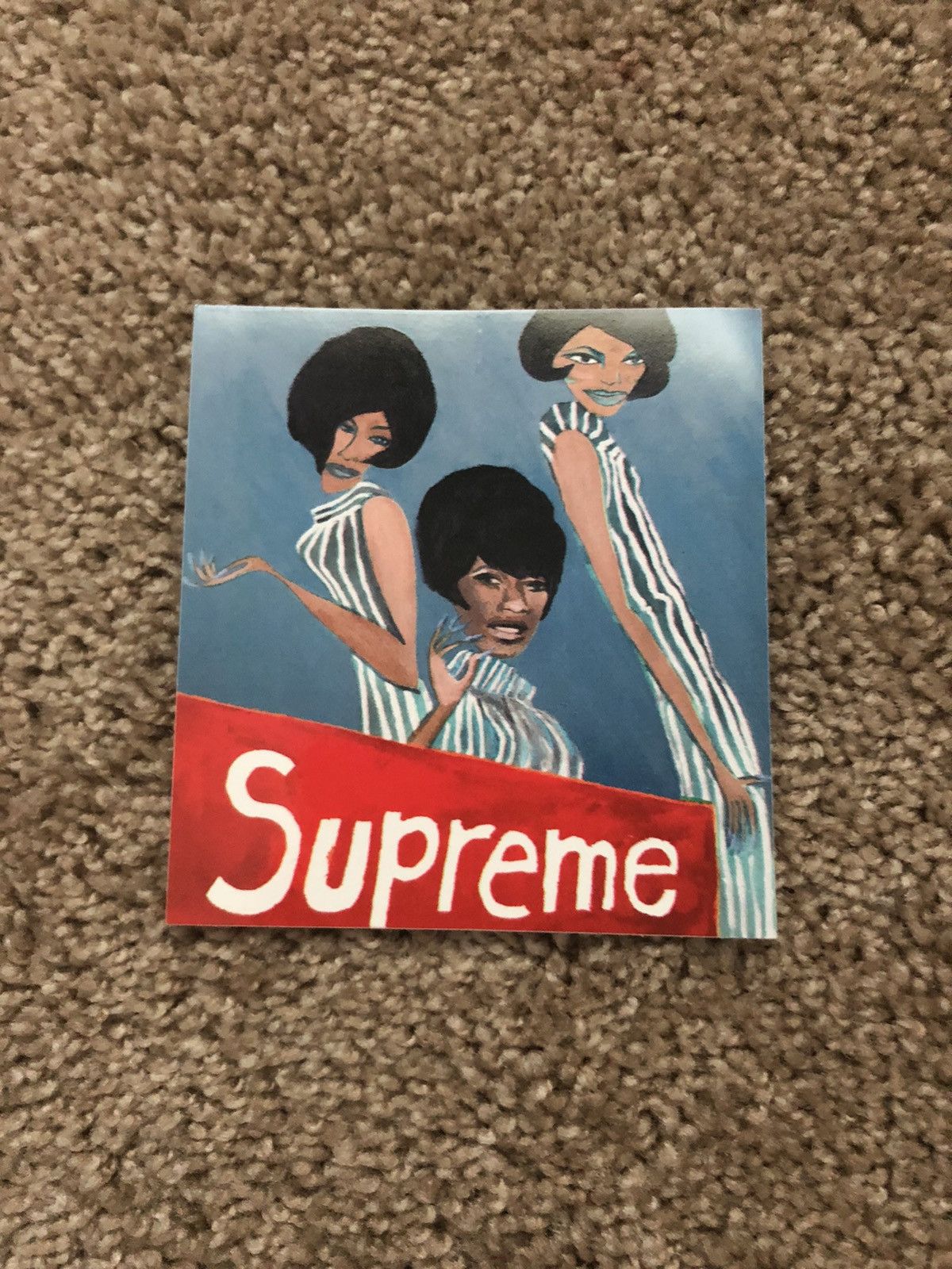 Supreme The Supremes Sticker | Grailed