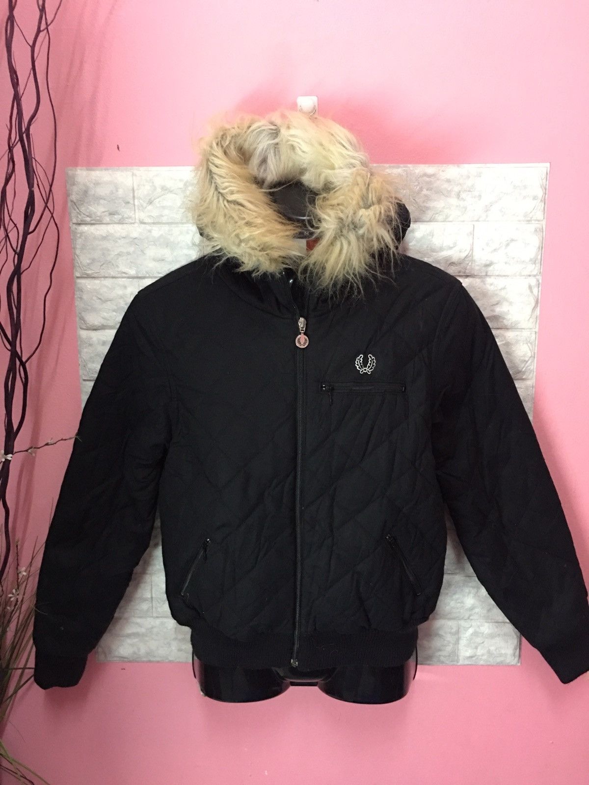 Fred Perry × Made In Usa × Vintage Rare Puffer Jacket Fred Perry ...