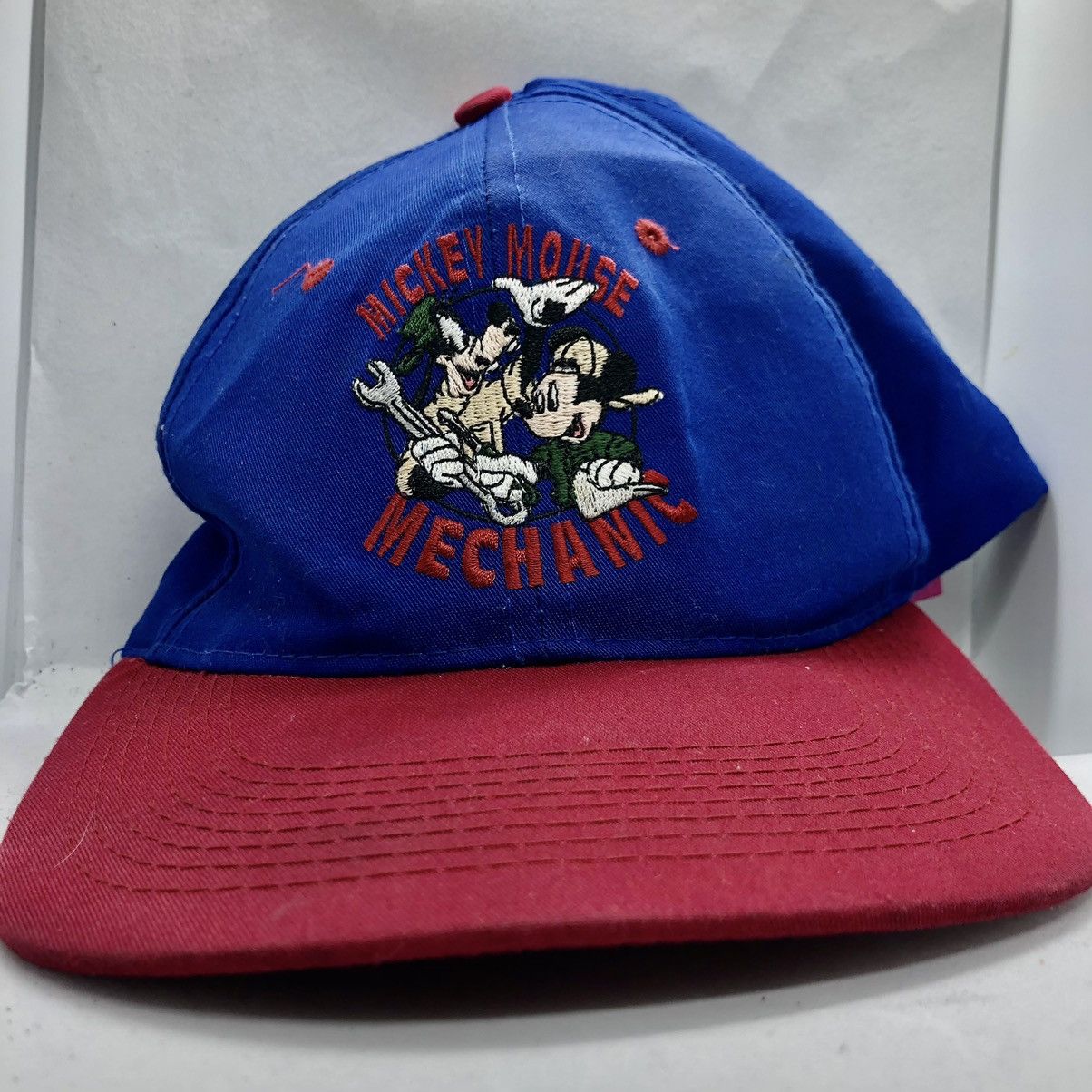 Disney Vintage Disney Mickey Mouse Mechanic Goofy Retro Snapback | Grailed