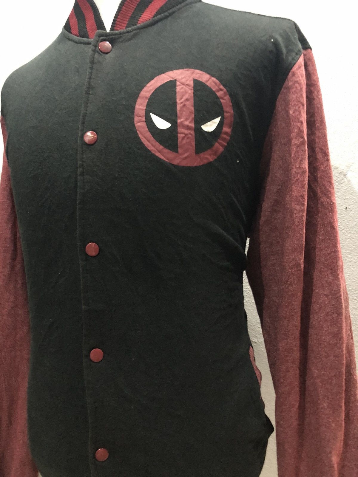 Marvel Comics Marvel Deadpool varsity jacket sweater | Grailed